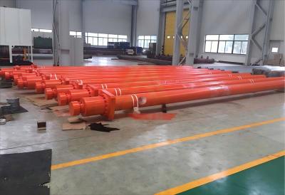 China Water Conservancy Hydraulic Piston Cylinder 150T Capacity Stainless Floodgate Operation for sale
