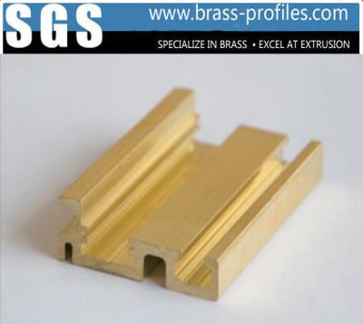 China Copper Extruded Decorative Profiles Brass Construction Material for sale