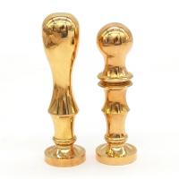 China Custome Design Wedding Pure copper Brass Handle Wax Seal Stamps for sale