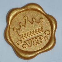 China Custom plastic wax seal sticker for sale