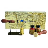 China Luxurious Sealing Wax Bead Deluxe Kit with Custom Wax Seal Stamp for sale