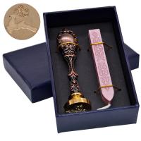 China Classical Old Sealing Wax and Wax Seal Stamp Kits & Gift Sets for sale