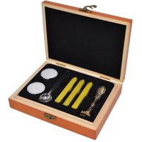China Wooden Box Custom Sealing Wax and Wax Seal Stamp Kits & Gift Set for sale