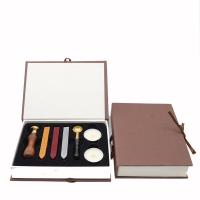 China Wedding Diy Letter Sealing Wax and Wax Seal Stamp kit Gift Set for sale