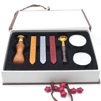 China Wedding Diy Letter Sealing Wax and Wax Seal Stamp kit Gift Set for sale