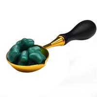 China Black Wooden Handle Wax Seal Spoon for sale