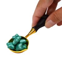 China Black Wooden Handle Wax Seal Spoon for sale