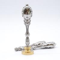China Custom Individual Vintage-Style Deluxe Metal Handle Wax Seal Stamp for sale