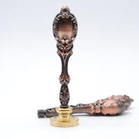 China Custom Individual Vintage-Style Deluxe Metal Handle Wax Seal Stamp for sale