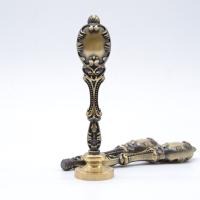 China Custom Individual Vintage-Style Deluxe Metal Handle Wax Seal Stamp for sale