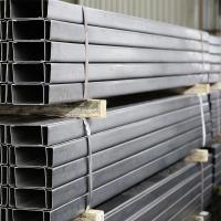 China 50mm Galvanised Steel C Channel U Beam ASTM Q235 Q345 Hot Rolled 6m Length for sale