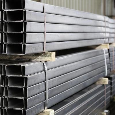 China 50mm Galvanised Steel C Channel U Beam ASTM Q235 Q345 Hot Rolled 6m Length for sale