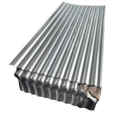 China Galvanized Corrugated Roof Sheet 22 Gauge 0.8mm Thickness GI Steel Plate for sale