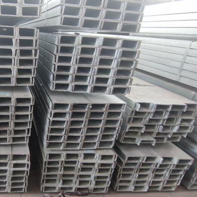 China Hot Rolled Steel U Channel Galvanized C Profile 30-4000mm Thickness for Building Construction for sale