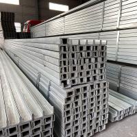China Hot Dipped Galvanized Steel Channel U Beam Structural Steel 16 Gauge 30-4000mm for sale