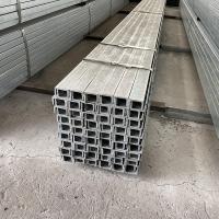 China Galvanized Steel Channel C U Shape 50x50mm GI Profile for Car Frame Construction for sale