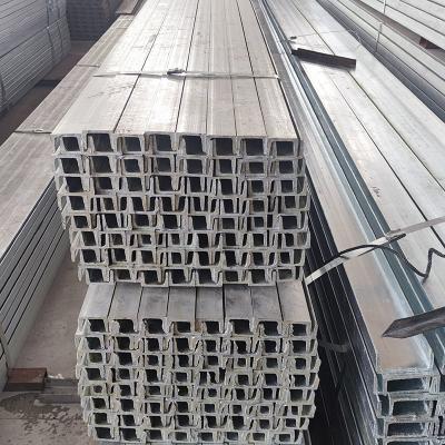 China Hot Rolled Galvanized Steel Channel U Bar 30-4000mm Thickness for Building Construction for sale