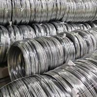 China Hot Rolled Galvanized Steel Wire Rod SAE 1065 BWG6 BWG36 20g m2 Zinc Coated for sale