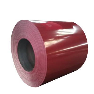 China Color Coated PPGI Steel Coil Galvanized 0.55mm Thickness AISI Standard for sale