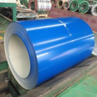 China Cold Prepainted PPGI PPGL Galvanized Steel Coil Blue Color Zinc Coated 26 Gauge 0.12-4.0mm for sale