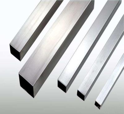 China 304 2B Stainless Steel Tube Square Rectangular ASTM JIS 26 Gauge Cold Drawn for sale