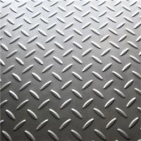 China SS400 Stainless Steel Checker Plate Hot Rolled Embossed Sheet 1000mm Width 0.3-3mm Thickness for sale