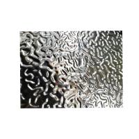 China SS304 Stainless Steel Water Ripple Sheet Plate 0.8mm PVD Color Hot Rolled 1219mm Width for sale