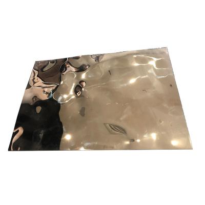 China 0.55mm Water Ripple Stainless Steel Plate 430 309S Alloy Sheet Decorative 1m-12m for sale