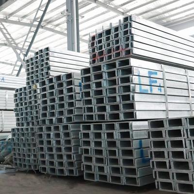 China SS400 50mm Galvanised C Channel ASTM Hot Dip Galvanized C Channel for sale