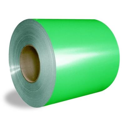 China Green 600mm Prepainted Galvalume Steel Coil DX51D 0.14-1.2mm Thickness for sale