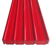 China JIS Color Coated Galvalume Roofing Sheet PPGI 0.1-0.8mm Corrugated Metal Panels for sale