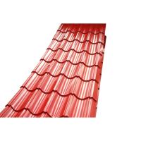 China Red PPGI Roof Sheet Hot Dipped Galvanized Steel 0.15-0.8mm Thickness Ral Color for sale