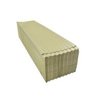 China 0.28mm Color Coated Corrugated Sheets 30 Inch Pre Painted Aluminum Metal Roofing for sale
