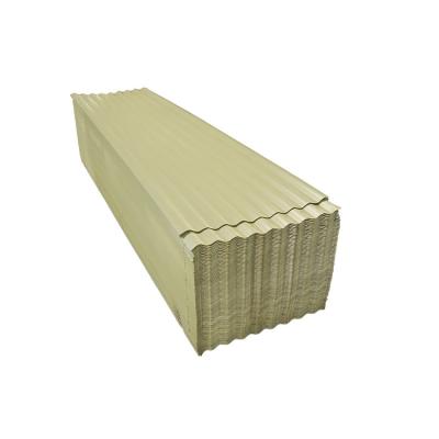 China 0.28mm Color Coated Corrugated Sheets 30 Inch Pre Painted Aluminum Metal Roofing for sale