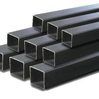 China Q235 Black Powder Coated Square Steel Tubing 12ft Seamless Rectangular Tube 10x10mm to 600x600mm for sale