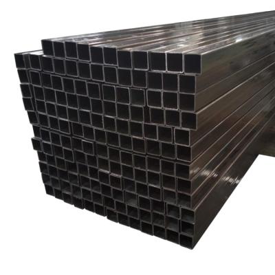 China DIN 40X40 Black Rectangular Steel Tube 20mm Galvanized Square Tube for sale