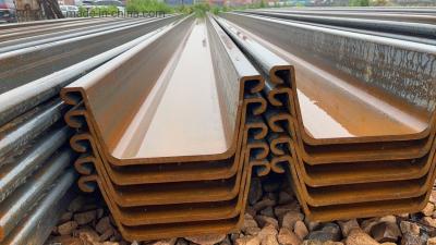 China Hot Rolled U Type Steel Sheet Pile For Construction for sale