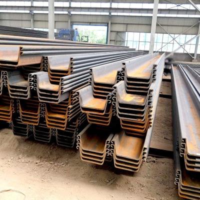 China Hot Rolled U Shape Steel Sheet Pile SY295 ASTM A36 Carbon Steel Plate Up to 80m Length for sale