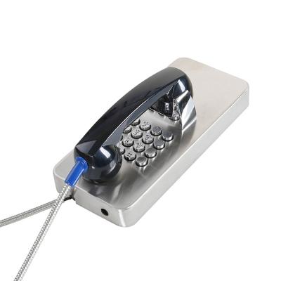 China Stainless Steel Prison Phone Calls Wall Mounted Anti Vandal Jail Telephone for sale