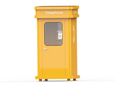 China 40dB Vandal Proof Acoustic Phone Booth Public Telephone Booth Anti Noise for sale