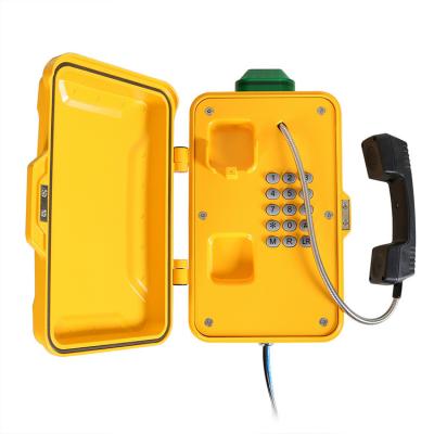 China Aluminum Alloy IP67 Outdoor Weatherproof Telephones With Alarm Light for sale