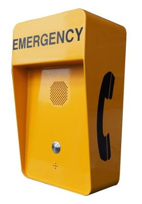 China Robust Housing Yellow SIP Call Box IP67 Watertight VoIP Emergency Call Box for sale