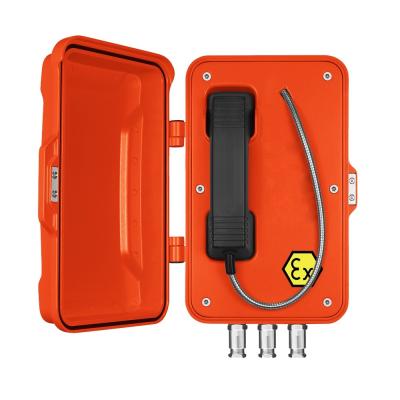 China Auto Dial Analog Explosion Proof Telephone With Aluminium Alloy Material Case for sale