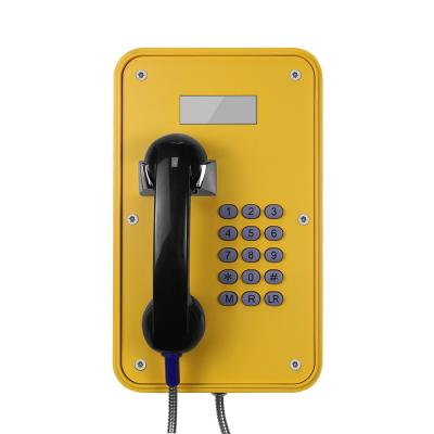 China Watertight Industrial Analog Phone Corrosion Resistant With LCD Display for sale