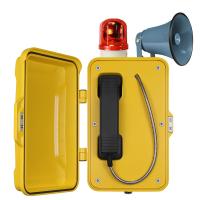 China Auto Dial Industrial Weatherproof Telephone Vandal Proof With Broadcast for sale