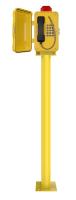 China Cold Rolled Steel SOS Telephone Pillar Post , Railway Trackside Emergency Call Box for sale