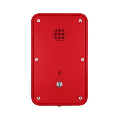 China Red Industrial Weatherproof Telephone Post With Aluminum Alloy Die Casting Body for sale