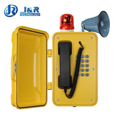 China Wall / Pillar Mounting Industrial SIP Phone With Flashing Lamp And Horn for sale