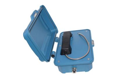 China Blue Color Outdoor Weatherproof Telephones 80 - 95db Ringing Volume For Railway for sale