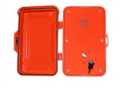 China Hand - Free Industrial Weatherproof Telephone , Red GSM Waterproof Emergency Phone for sale